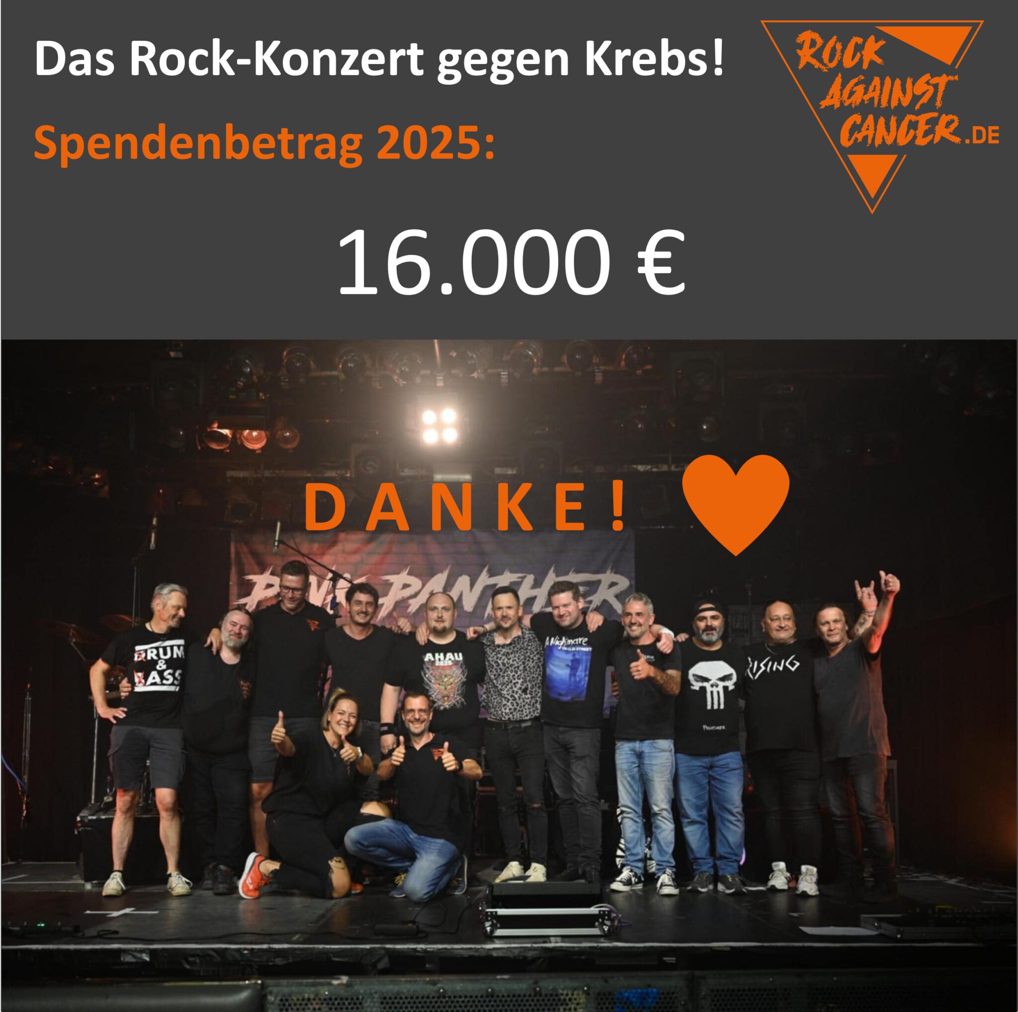 Das Konzert – Rock Against Cancer